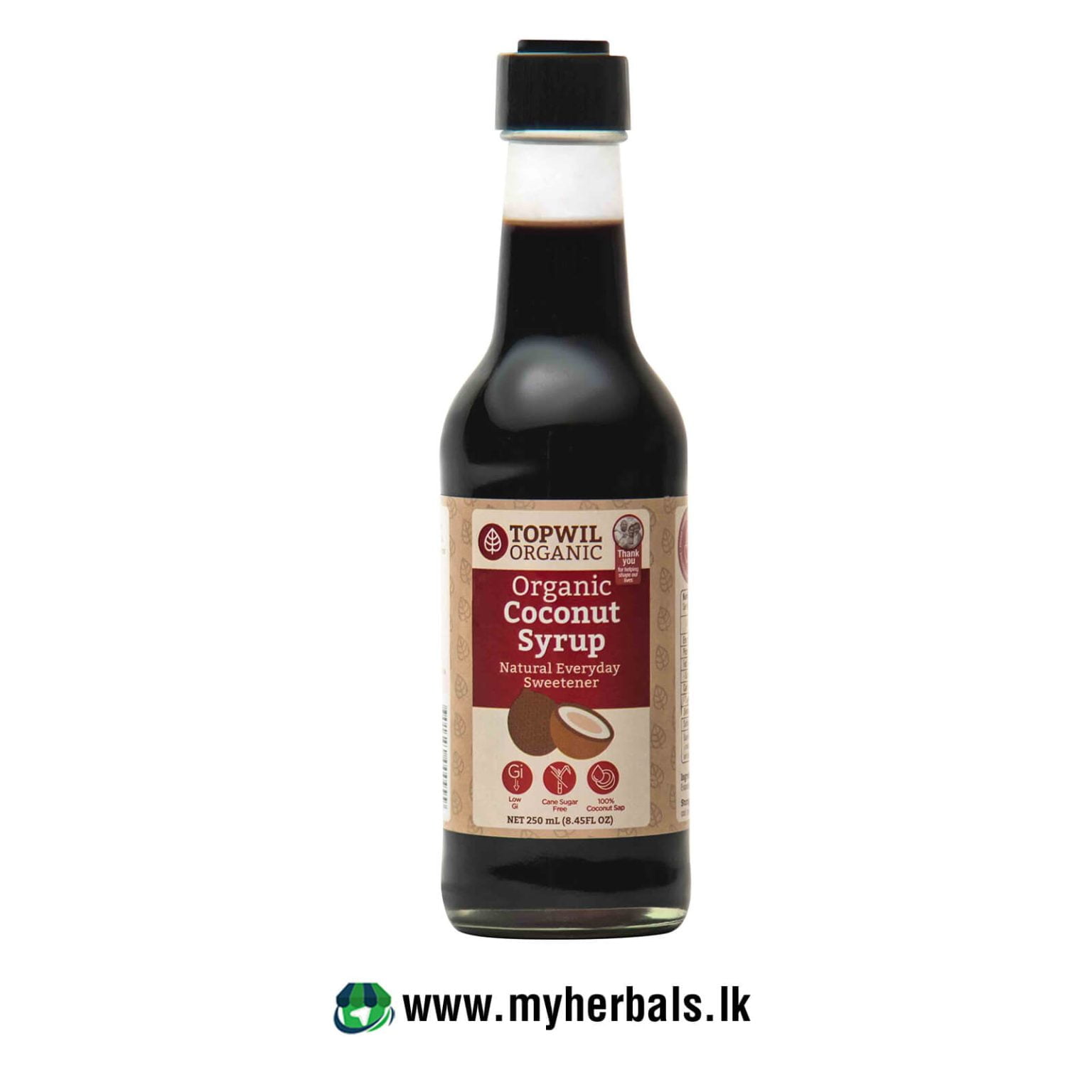 Organic Coconut Syrup-250ml - MyHerbals.lk
